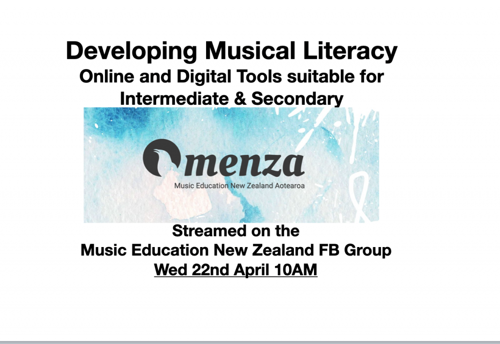 Developing Musical Literacy - Online and Digital Tools suitable for ...